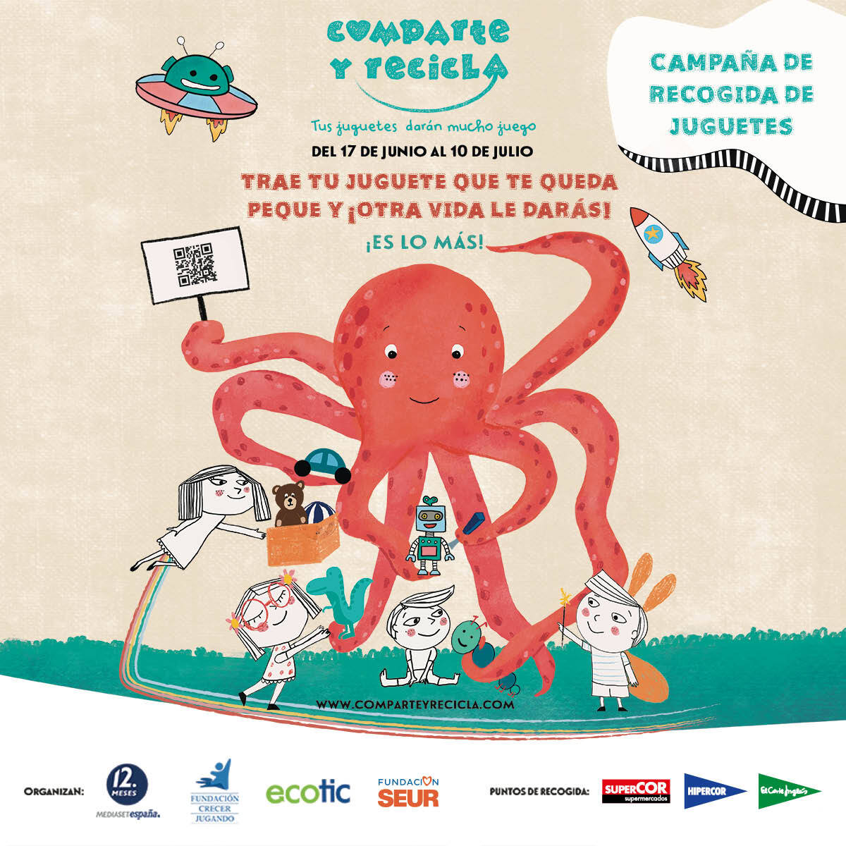 Corte Ingles Comparte Recicla Juguetes Campaña Solidaria El Corte Inglés