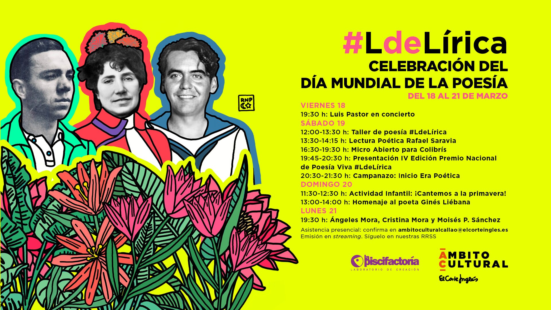 Luis Pastor, Ginés Liébana y Ángeles Mora en Ámbito Cultural de El ...