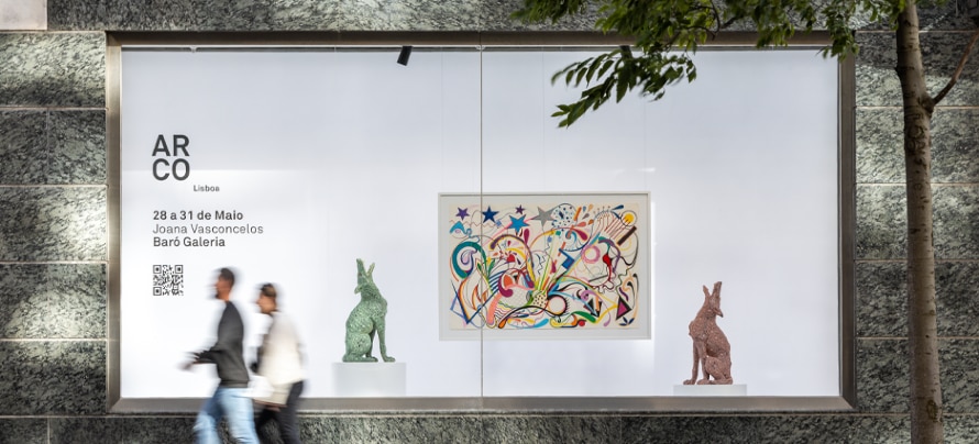 Montras do El Corte Inglés exibem, em associação à ARCOlisboa 2026 ...
