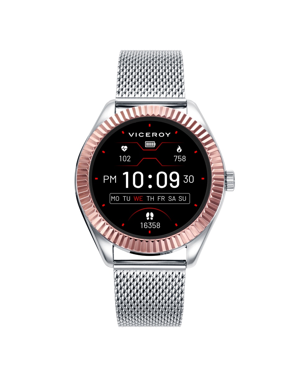 Smartwatch de Caixa Bicolor e Malha Milanesa de Aço · Viceroy · El ...
