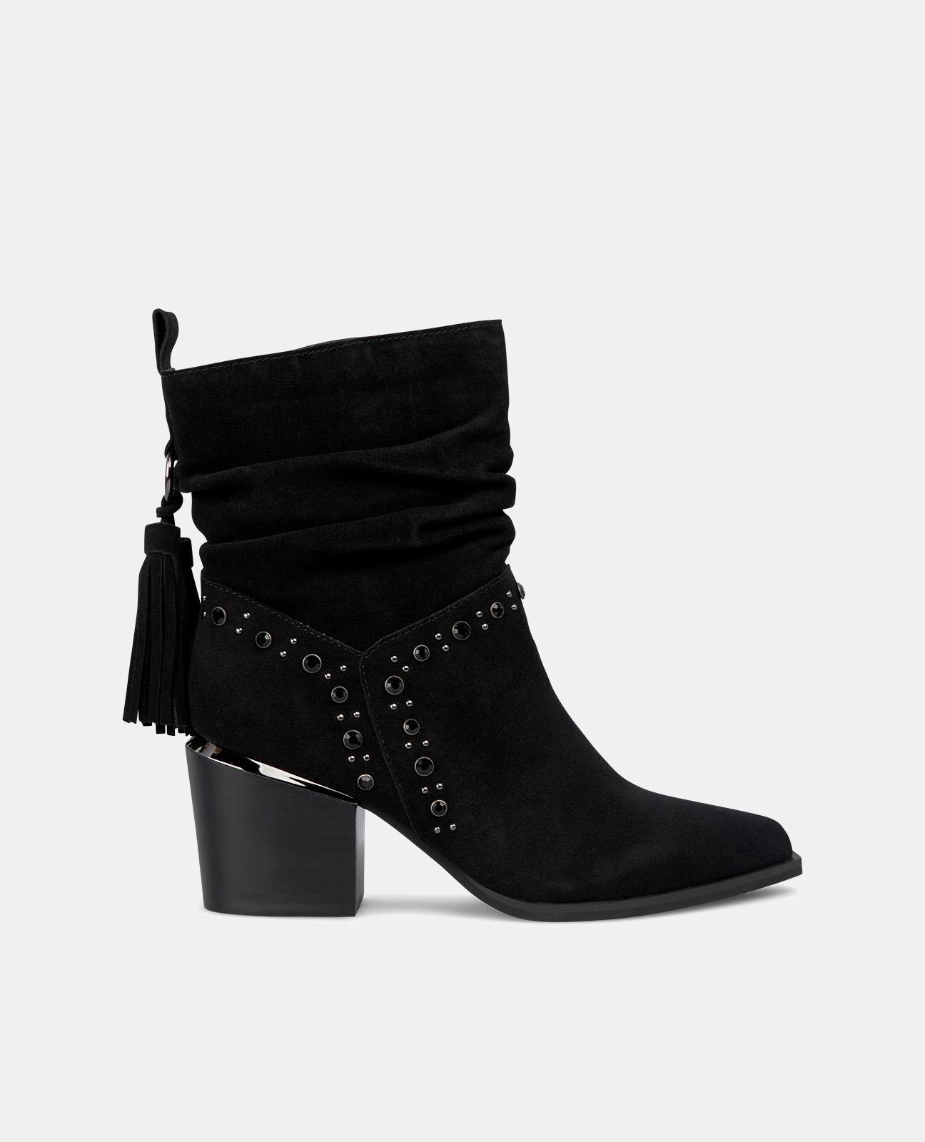 Botins de Pele com Franjas Pendentes · Alma en Pena · El Corte Inglés