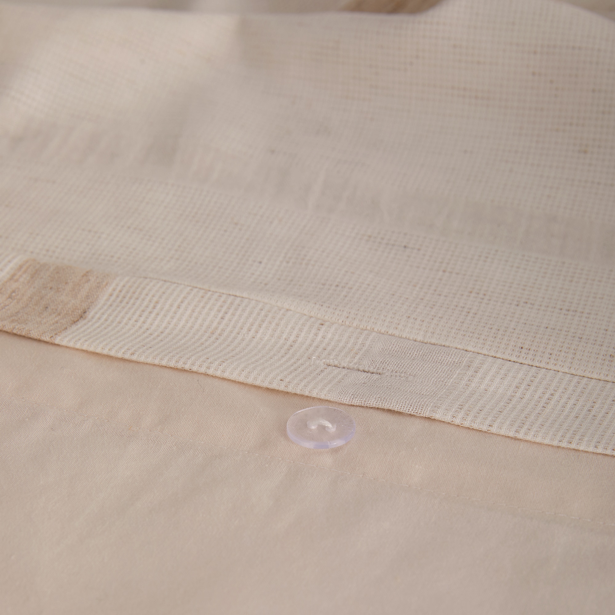 Juego de funda nórdica algodón y lino Zane Beige Cama 135 cm · El Corte ...