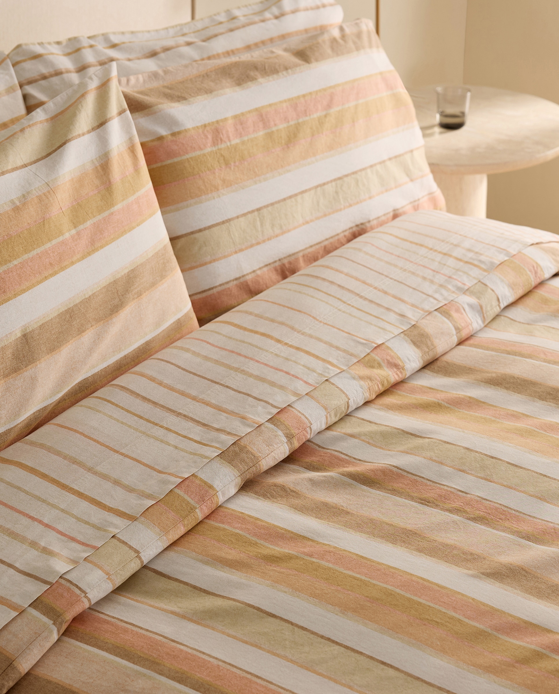 Juego de sábanas algodón Ethel Beige Cama 135 cm · El Corte Inglés