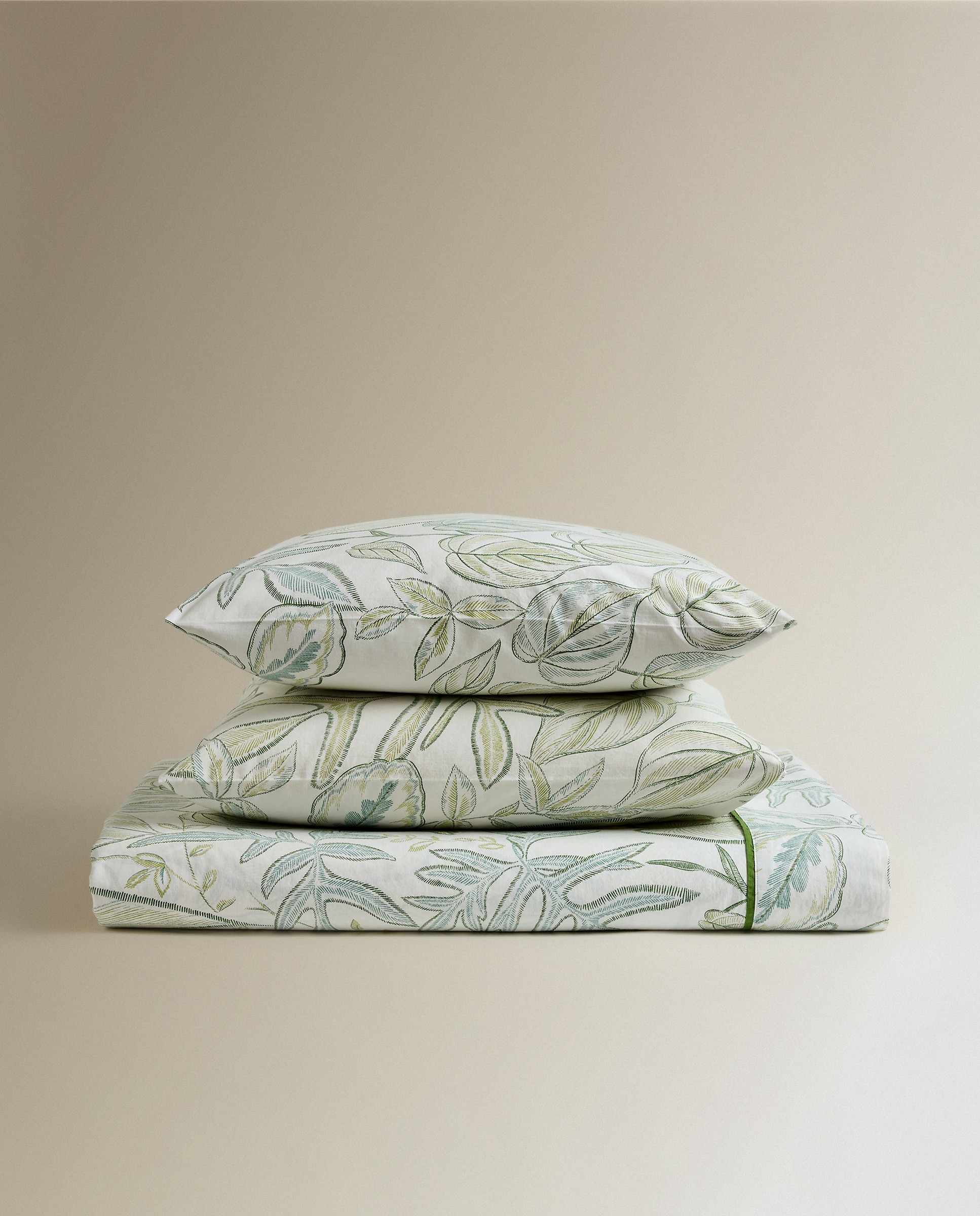Juego de sábanas algodón Icana Verde Cama 180 cm · El Corte Inglés