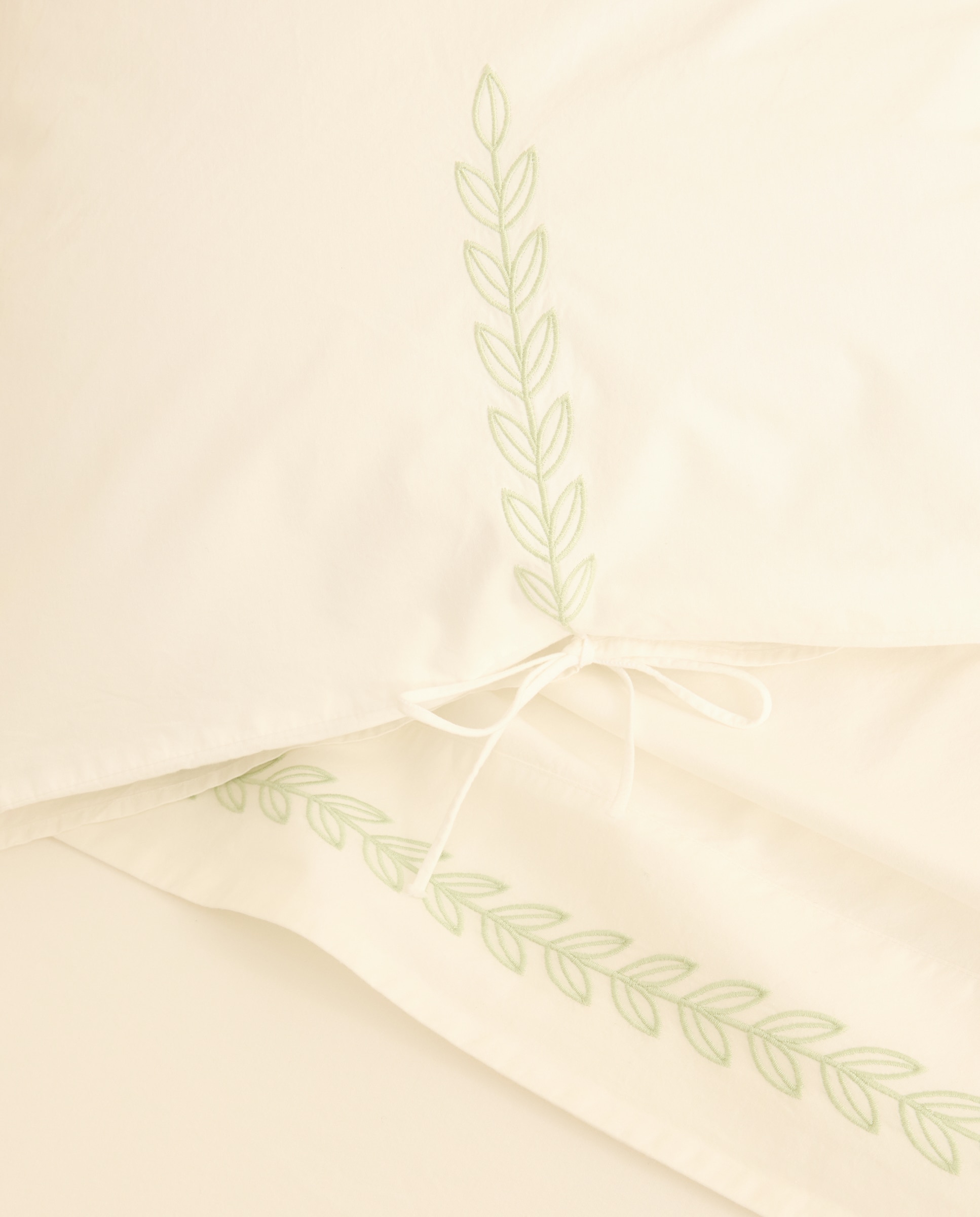 Juego de sábanas algodón Noemie Verde Cama 180 cm · El Corte Inglés