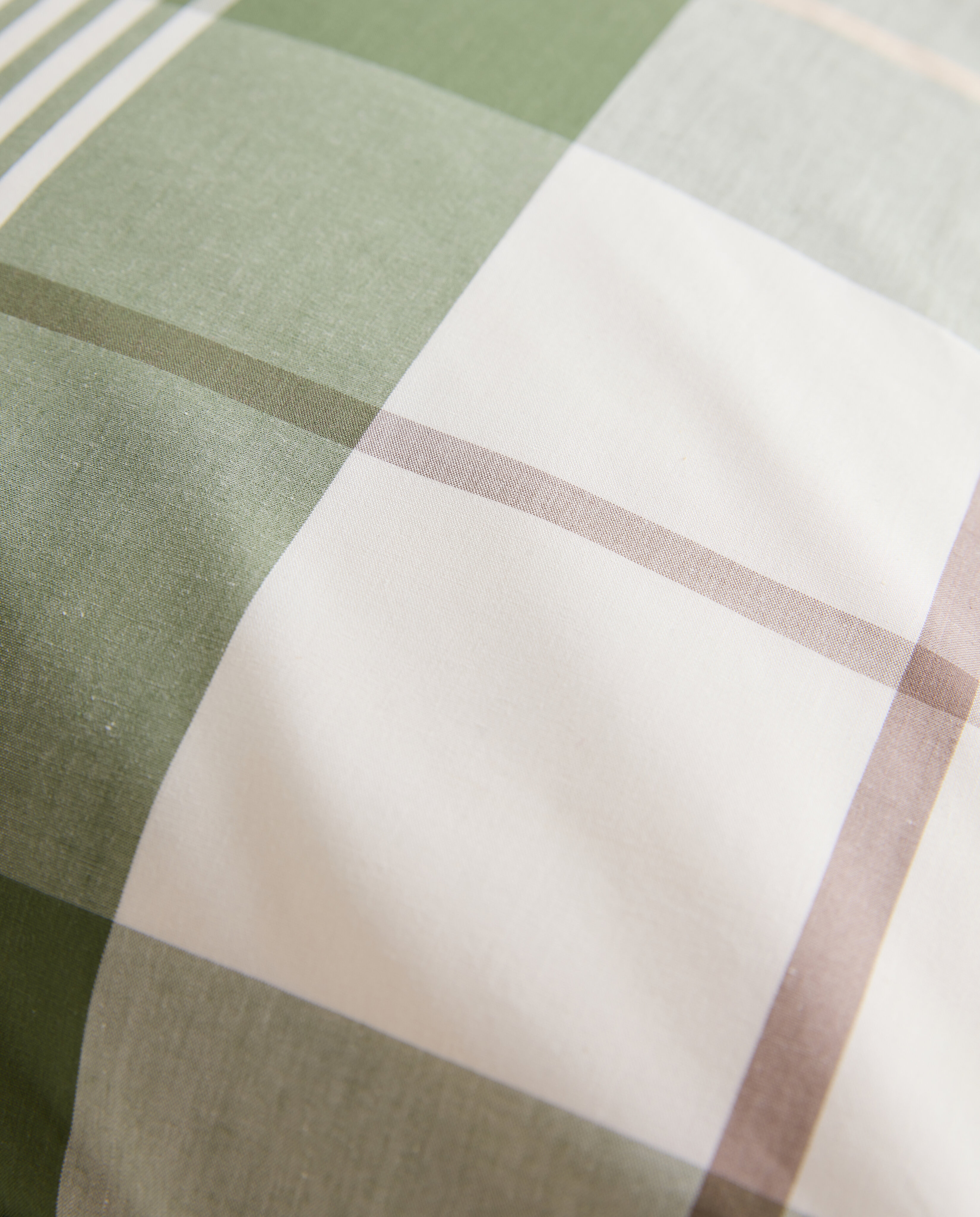 Funda de cuadrante algodón New Gales Verde 60 x 60 cm · El Corte Inglés