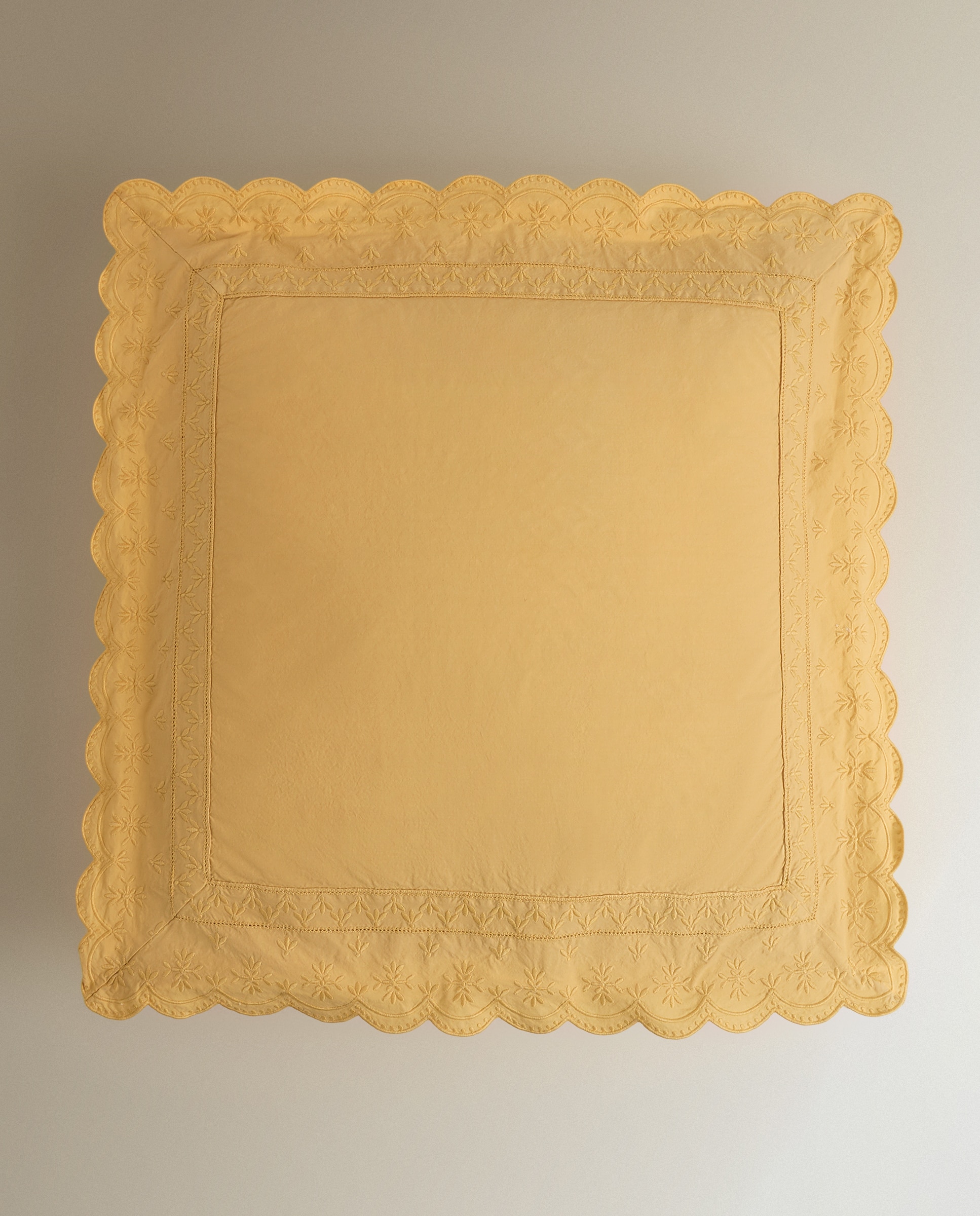 Funda de cuadrante algodón Anais Amarillo 60 x 60 cm · El Corte Inglés