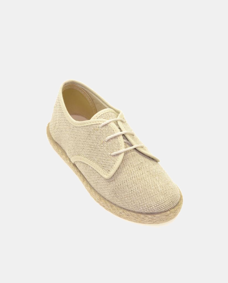 Bluchers de niño en lino con yute Beige Chuches · El Corte Inglés