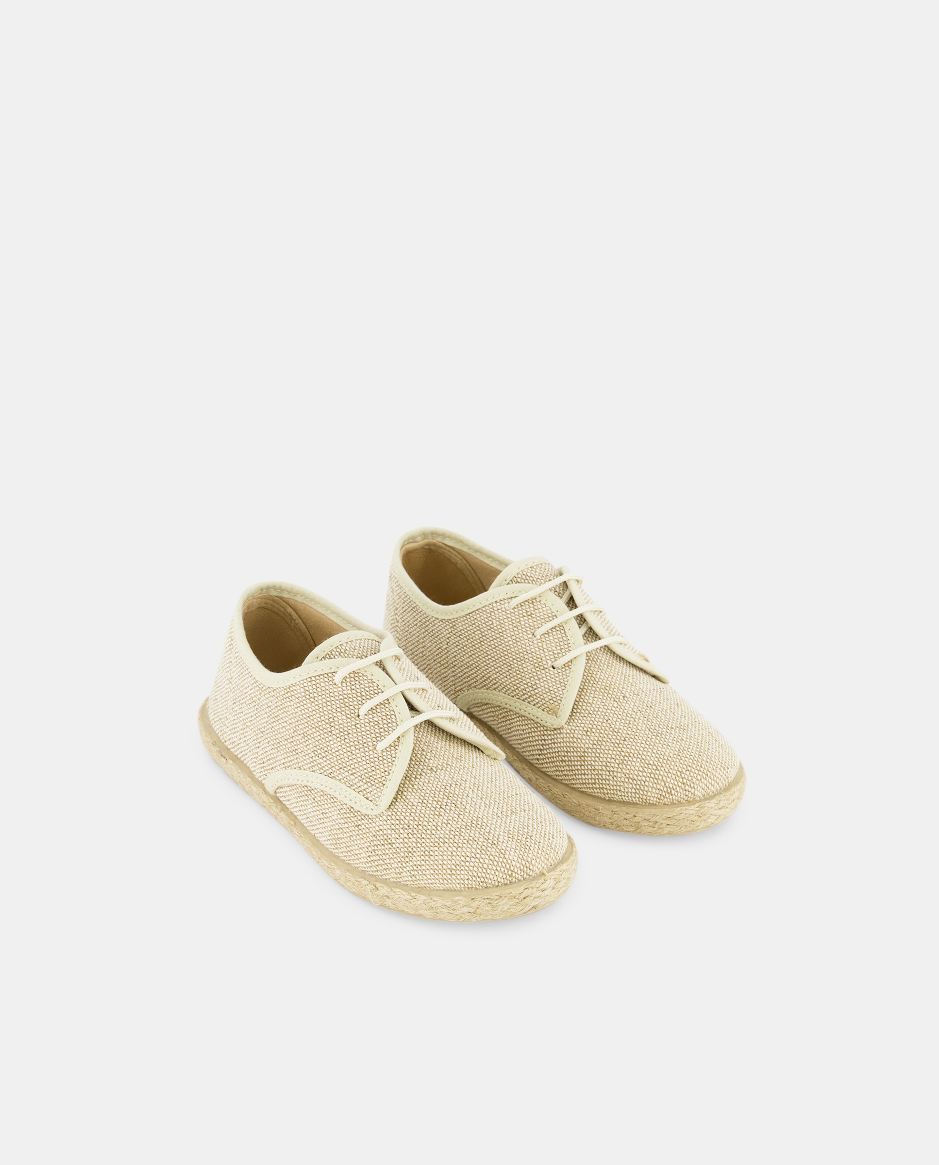 Bluchers de niño en lino con yute Beige Chuches · El Corte Inglés