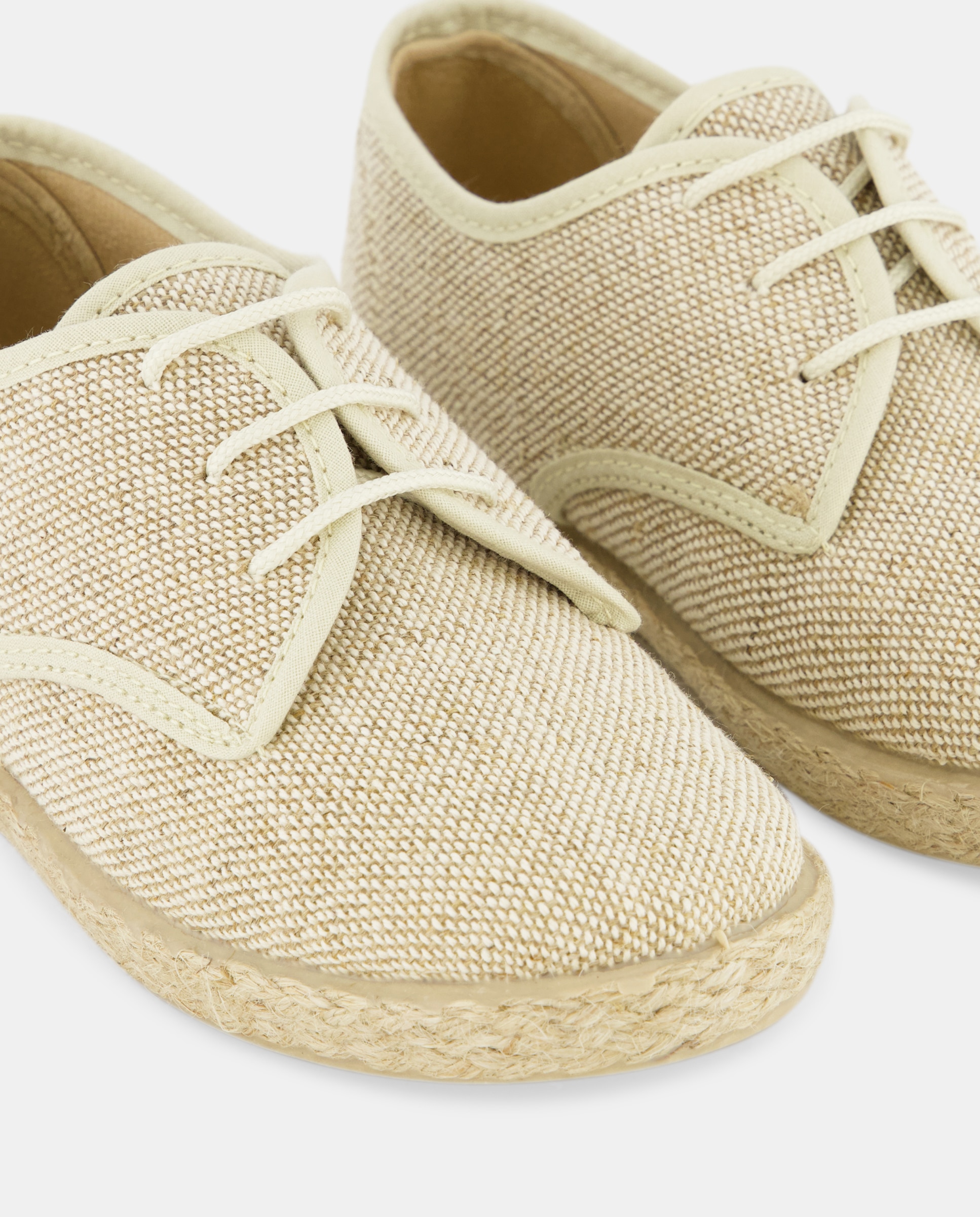 Bluchers de niño en lino con yute Beige Chuches · El Corte Inglés