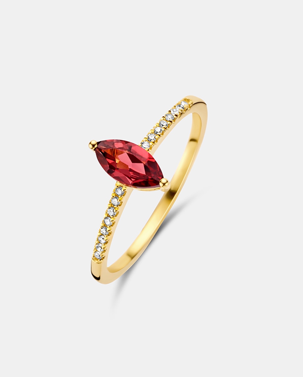 Anillo Sweet Escape Pyrope de plata Rojo · El Corte Inglés