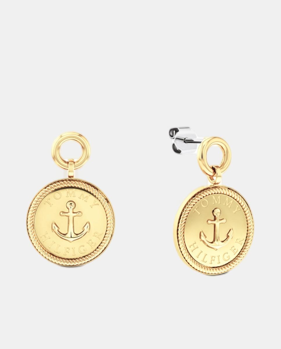 Pendientes Nautical Charms de acero dorado Dorado · El Corte Inglés