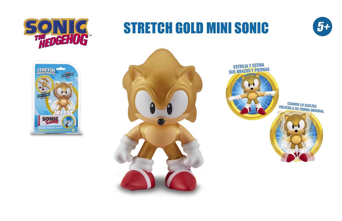 Figura Stretch Gold Mini Sonic Famosa · Famosa · El Corte Inglés