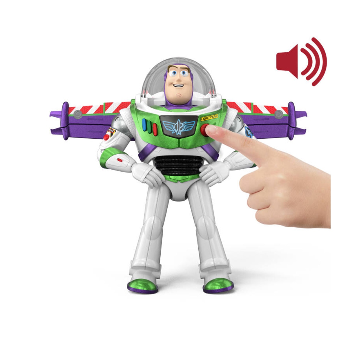 Figura 12 pulgadas Deluxe Multi Buzz Parlanchín Toy Story 5 Mattel ...
