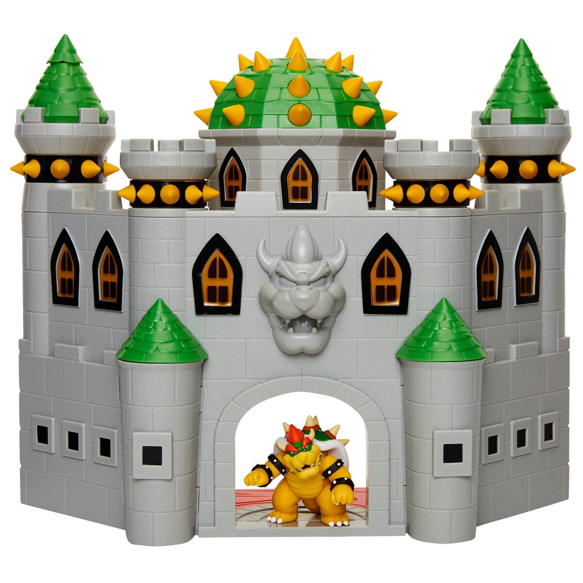 Playset del Castillo de Bowser con 5 Figuras 6 cm Super Mario Jakks ...