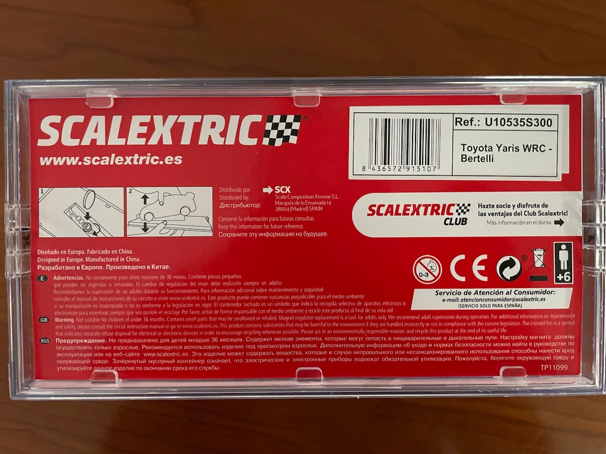 Coche Eléctrico Toyota Yaris WRC Bertelli Scalextric · Scalextric · El ...