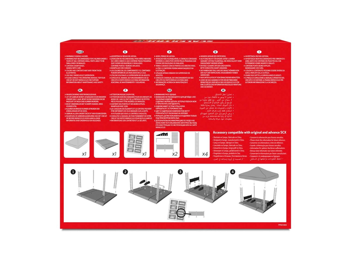 Accesorio Decoración Carpa Box Rally Scalextric · Scalextric · El Corte ...