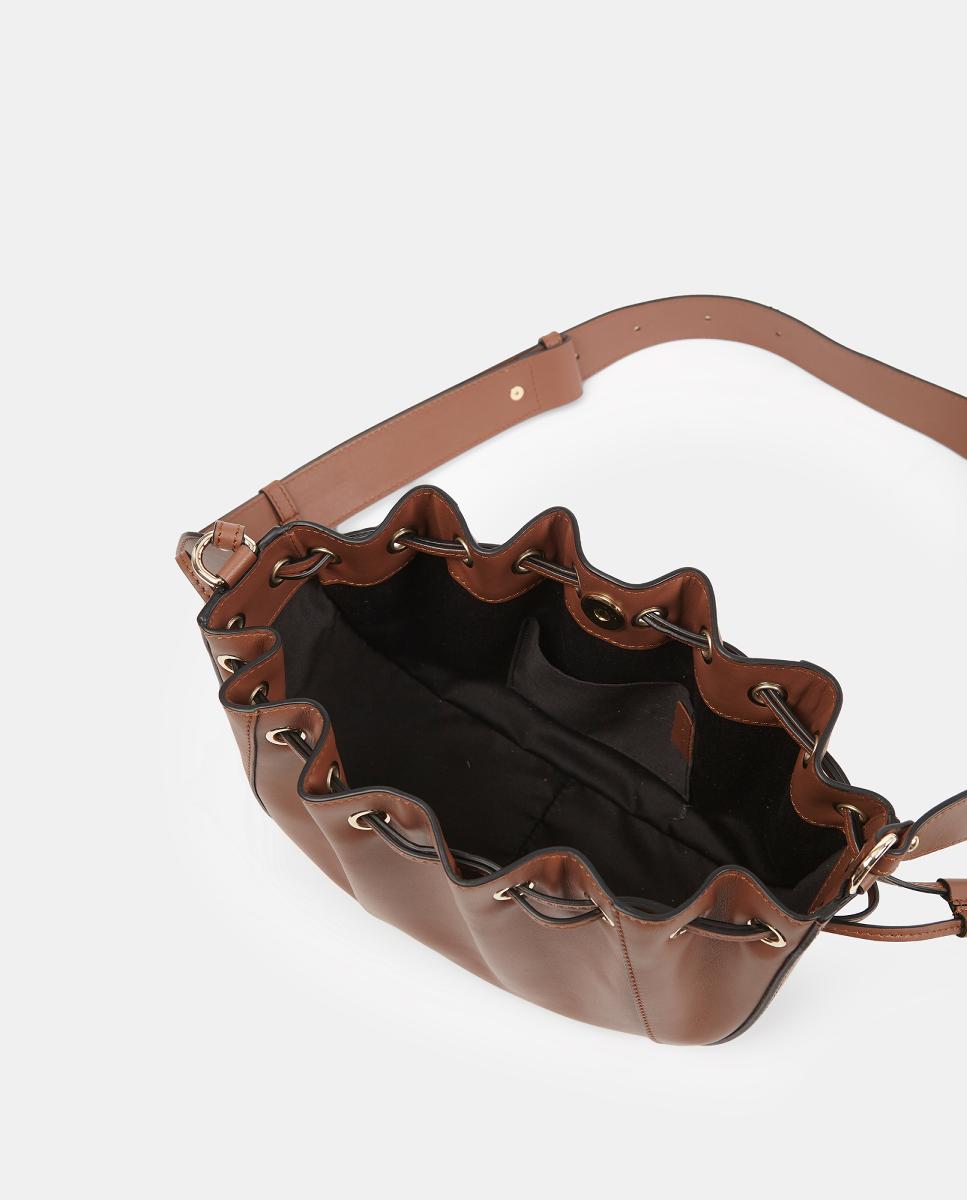 Bolso crossbody peqeño Sandra Fleckled con bandolera ancha y cierre de ...