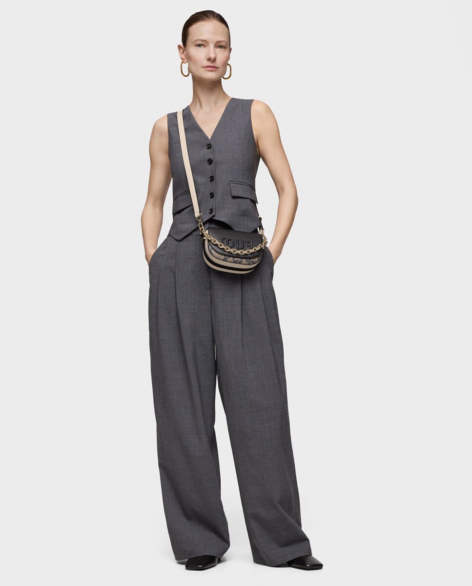 Bolso bandolera mini con cierre de broche y solapa · Tous · El Corte Inglés