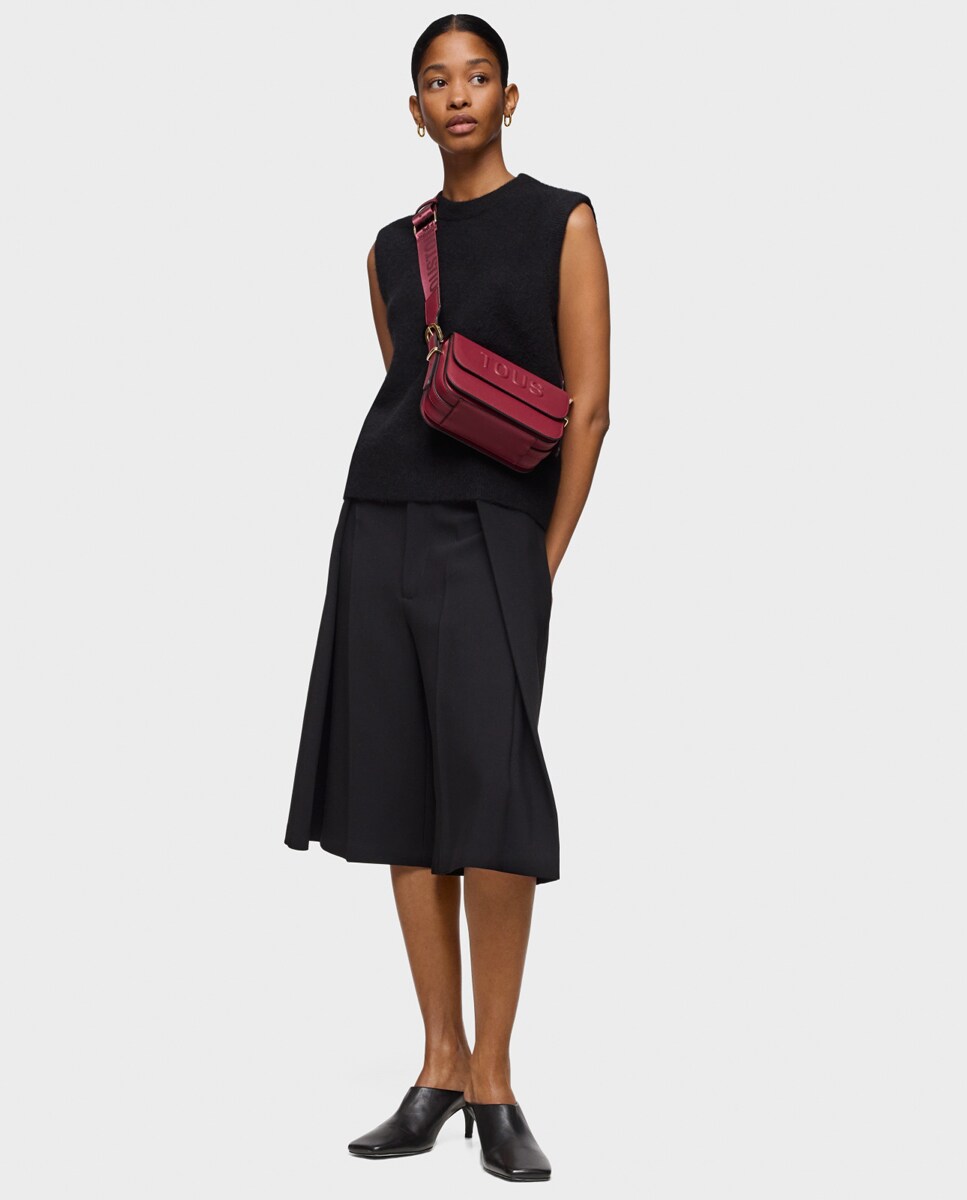 Bolso bandolera pequeño con cierre de broche y solapa · Tous · El Corte ...