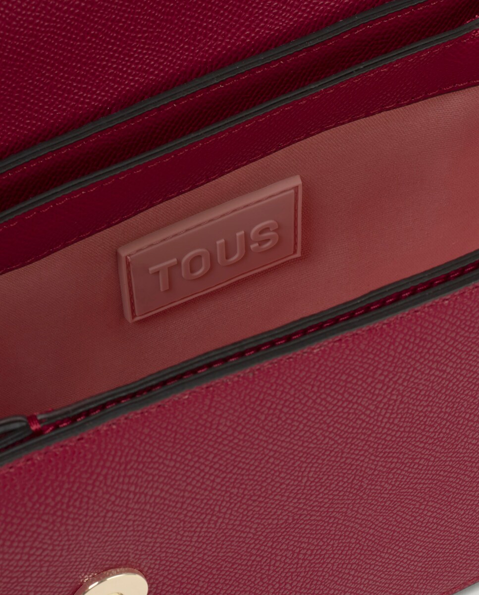 Bolso bandolera pequeño con cierre de broche y solapa · Tous · El Corte ...