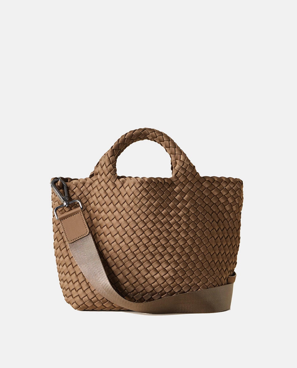 Tote pequeño trenzado modelo St Barths Marrón · El Corte Inglés