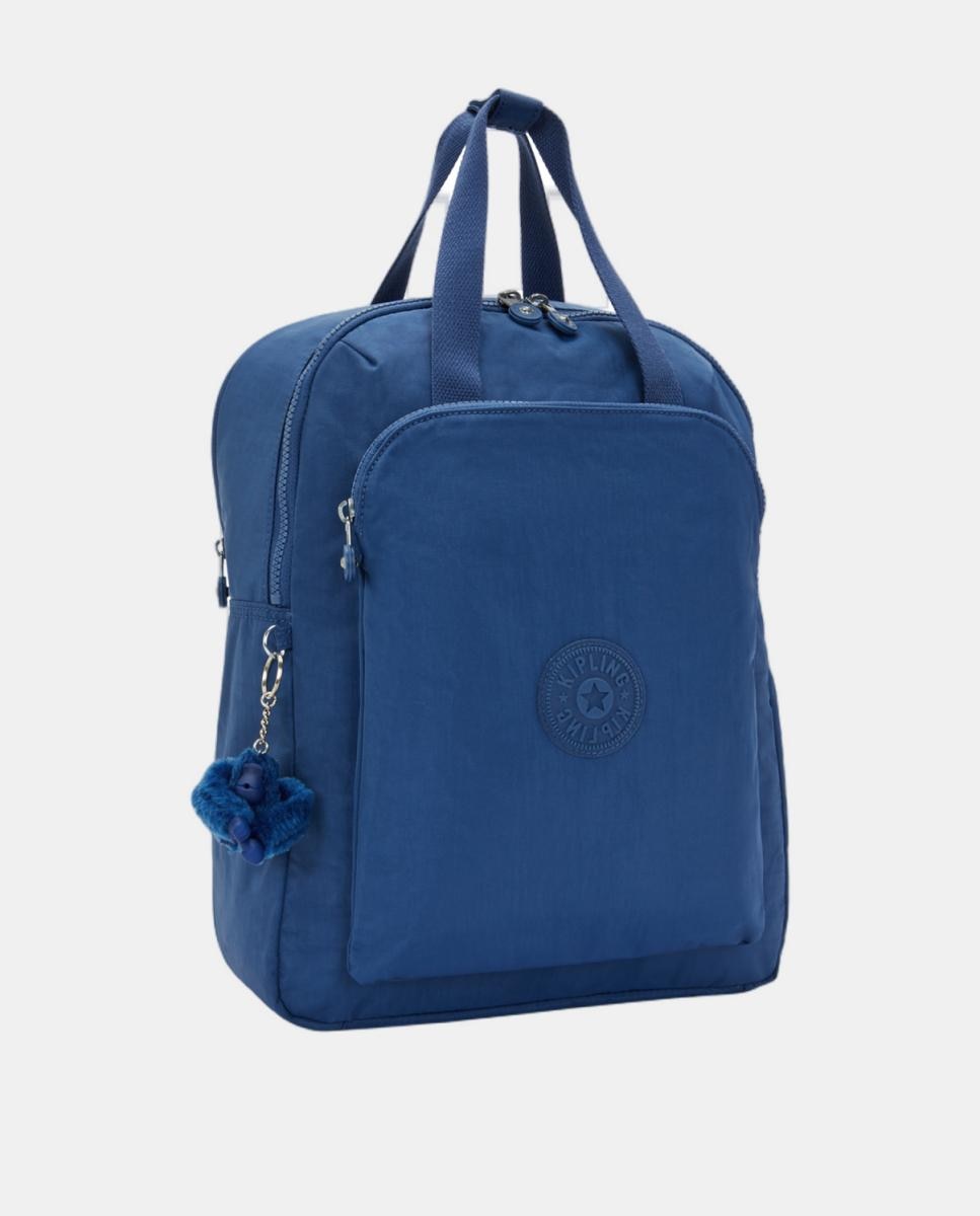 Mochila grande con protección para portátil Azul Kipling · El Corte Inglés