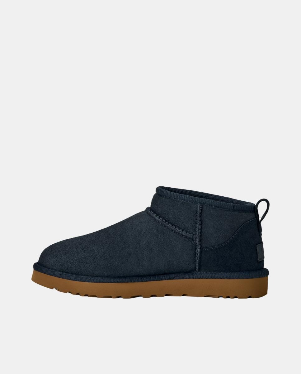 Botín plano CLASSIC ULTRA MINI de mujer en piel Twinface oveja y suela ...