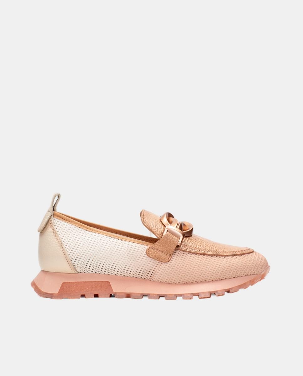 Zapatos de mujer mocasines Hispanitas sport Marrón claro · El Corte Inglés