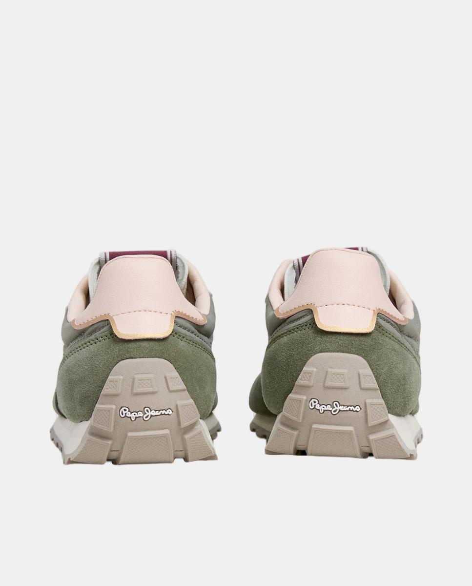 Zapatilla ligera en nylon y ante Jane Subtle W Verde Pepe Jeans · El ...