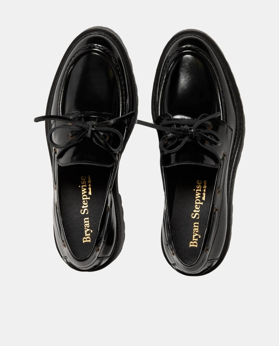 Zapato plano de mujer tipo nautico en piel · Bryan Stepwise · El Corte ...
