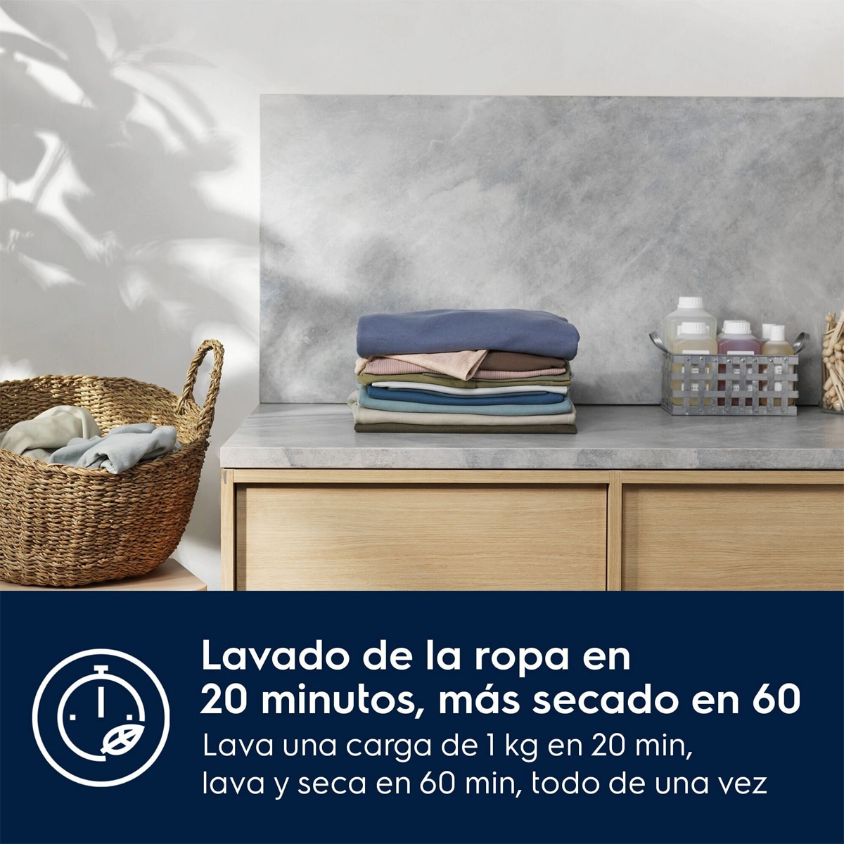 Lavadora secadora integrable Electrolux 8 kg / 1.600 rpm - EN7W4862OF ...