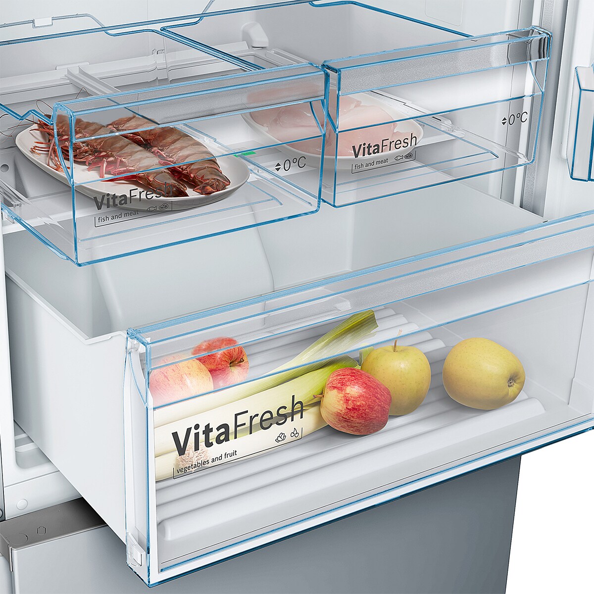 Frigorífico Combi Bosch, Serie 4, Total NoFrost , 70 cm de ancho ...