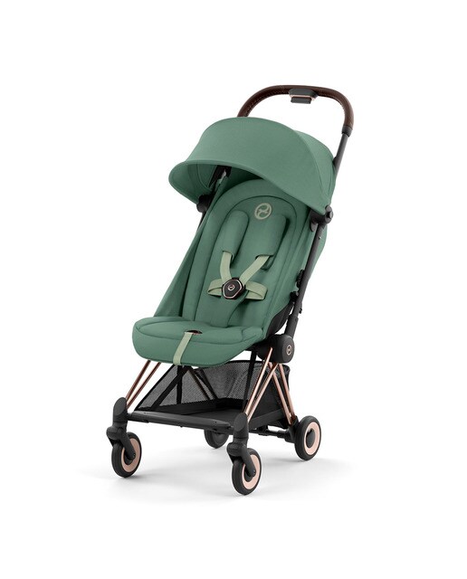 Silla de paseo Cybex Coya con chasis rosegold Negro · El Corte Inglés