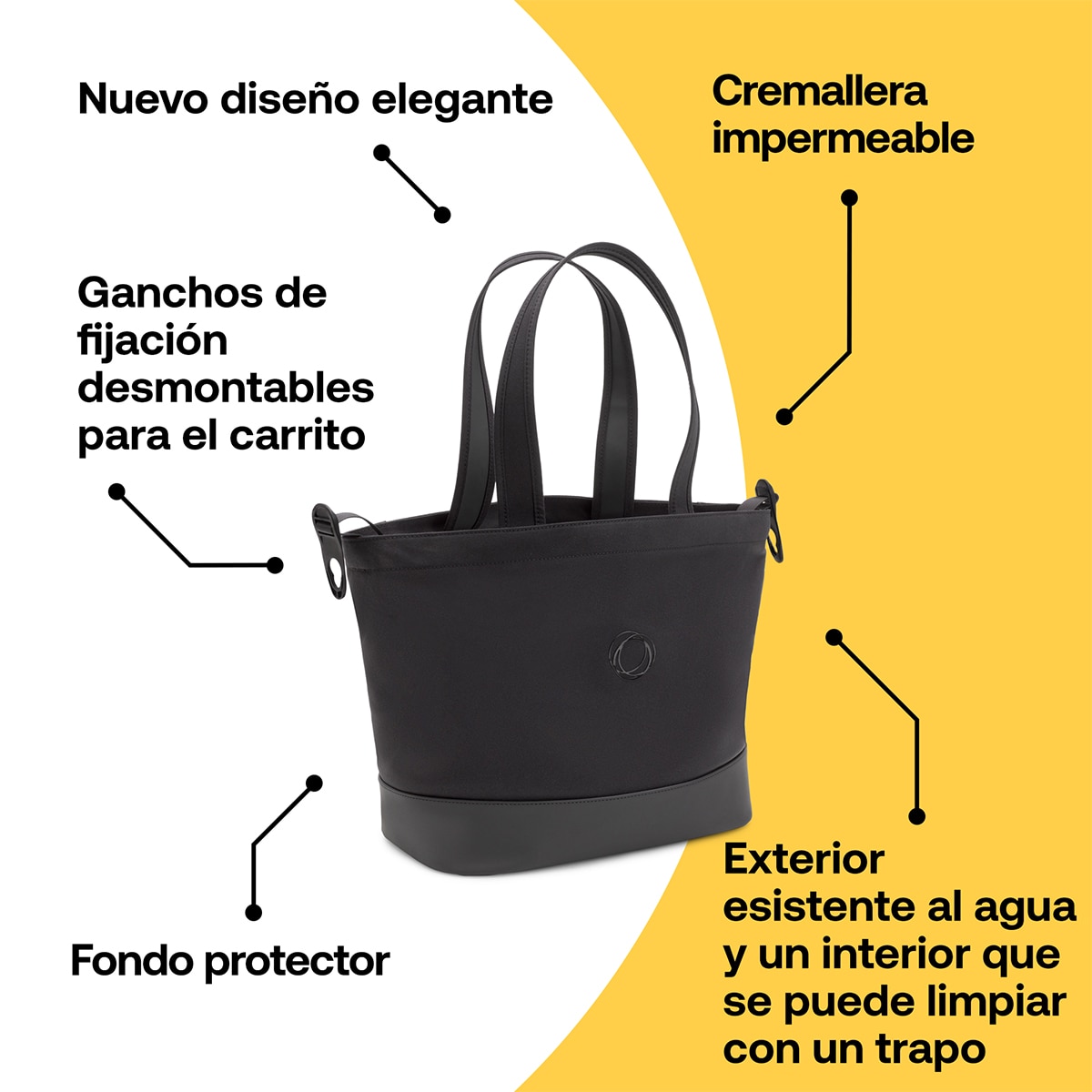 Bolso cambiador Bugaboo Negro · El Corte Inglés