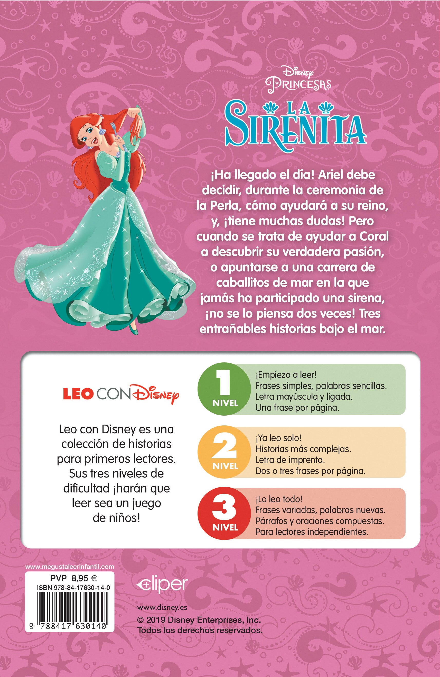 La Sirenita. Leo con Disney (Nivel 3). Tres entrañables historias ...