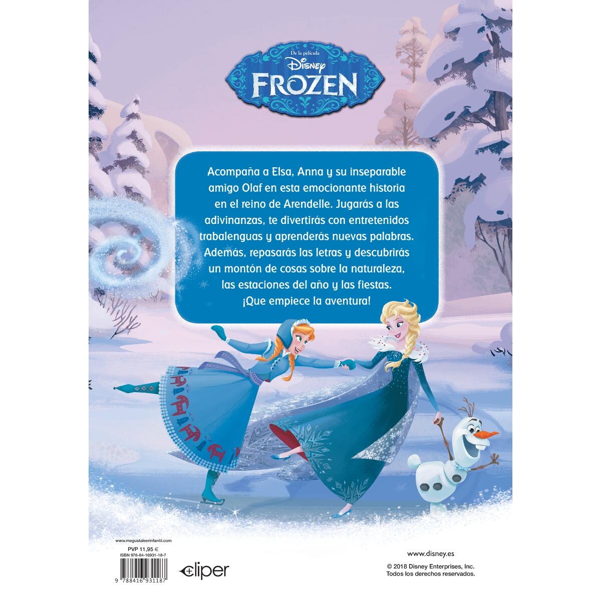 Frozen. Tus adivinanzas con Olaf (Disney. Actividades): ¡Para toda la ...