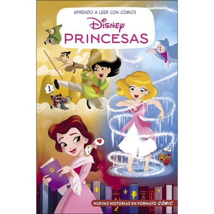 Aprendo a leer con cómics Disney - Princesas 2: Cómic con letra MAYÚSCULA, ideal para primeros ...