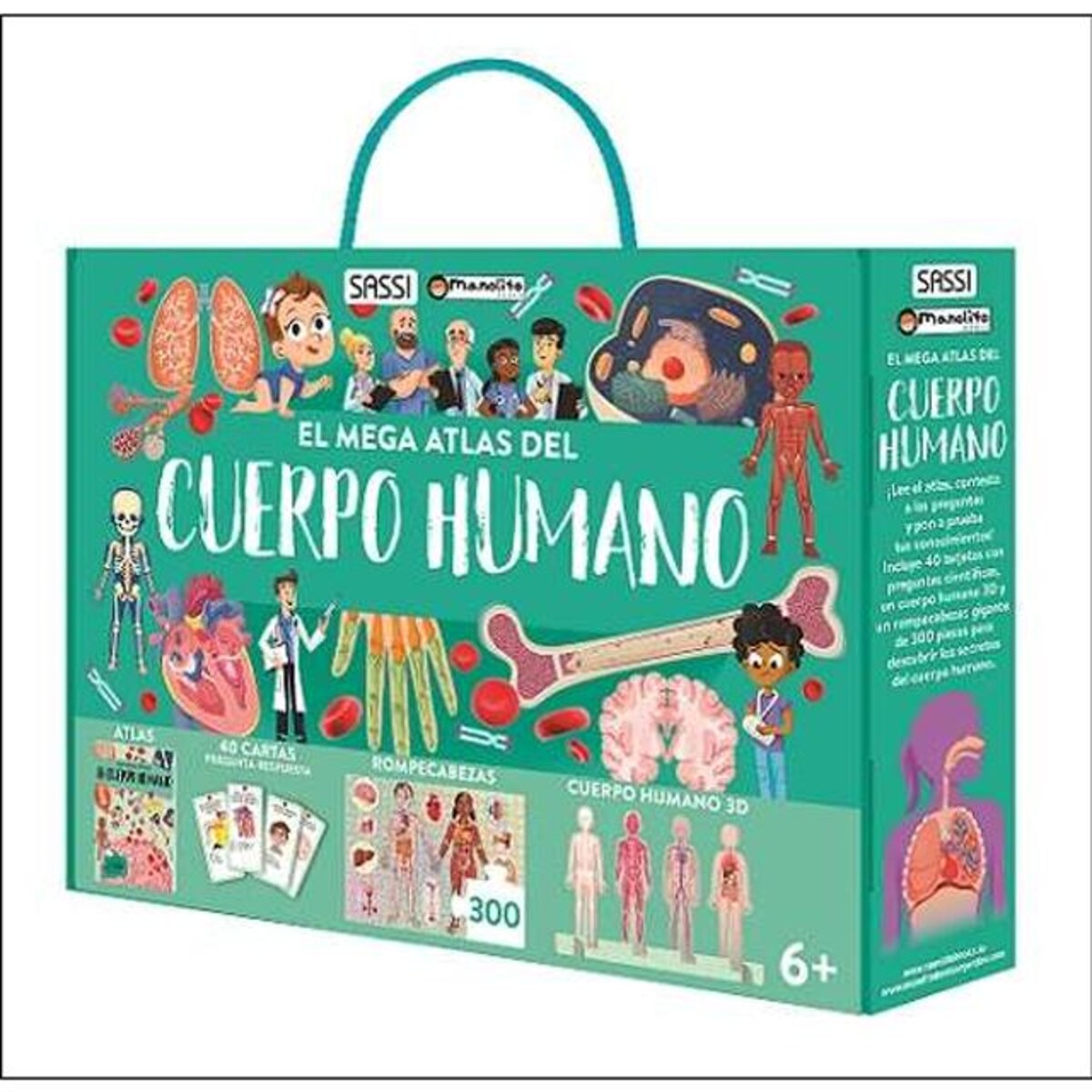 El mega atlas del cuerpo humano (Tapa dura) · MANOLITO BOOKS · El Corte ...
