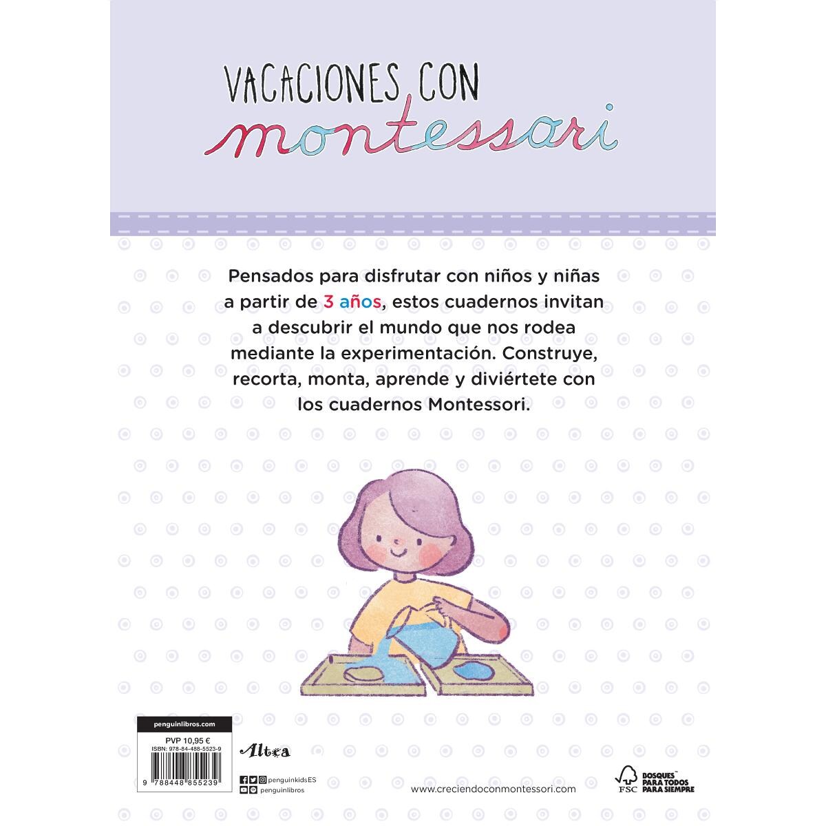 Creciendo con Montessori. Cuadernos de vacaciones - Vacaciones con ...