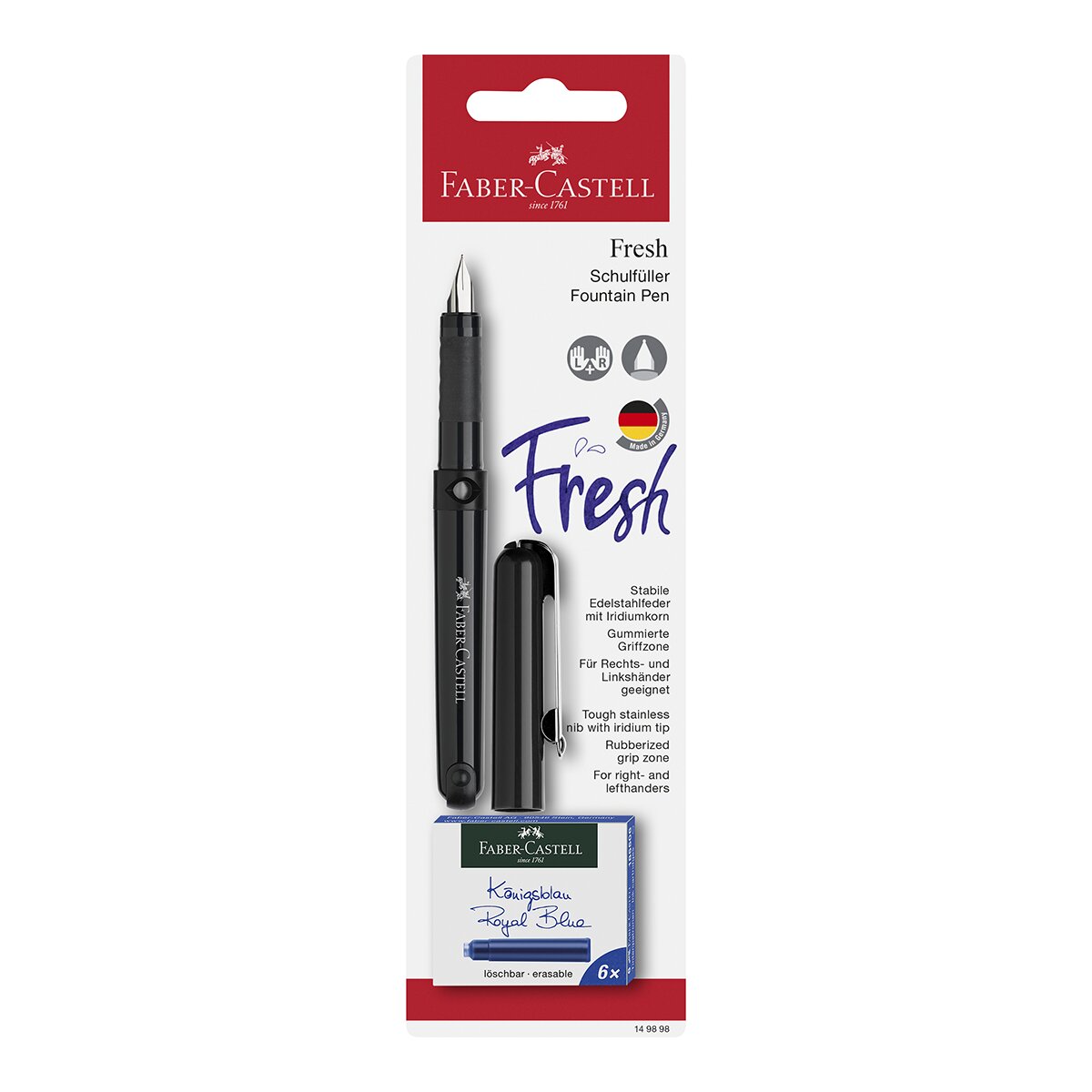 Blíster 1 pluma escolar Faber-Castell surtido colores · Faber-Castell ...
