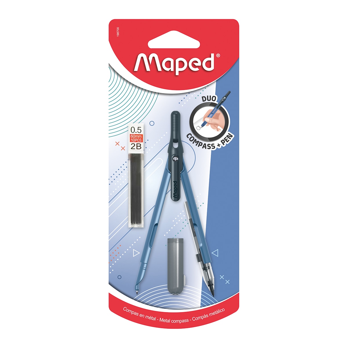 Bolígrafo compás, Maped. Tres colores disponibles · Maped · El Corte Inglés