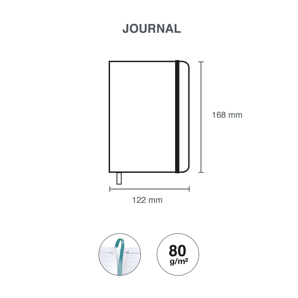 Agenda Journal Semana Vista Impr.Flowers 2026 Miquelrius · Miquelrius ...