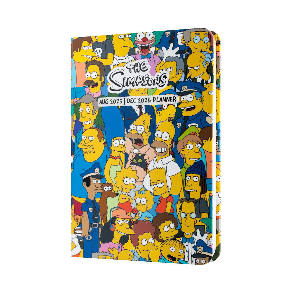 Agenda escolar 2025/2026 semana vista pocket 17 meses The Simpsons Erik ...