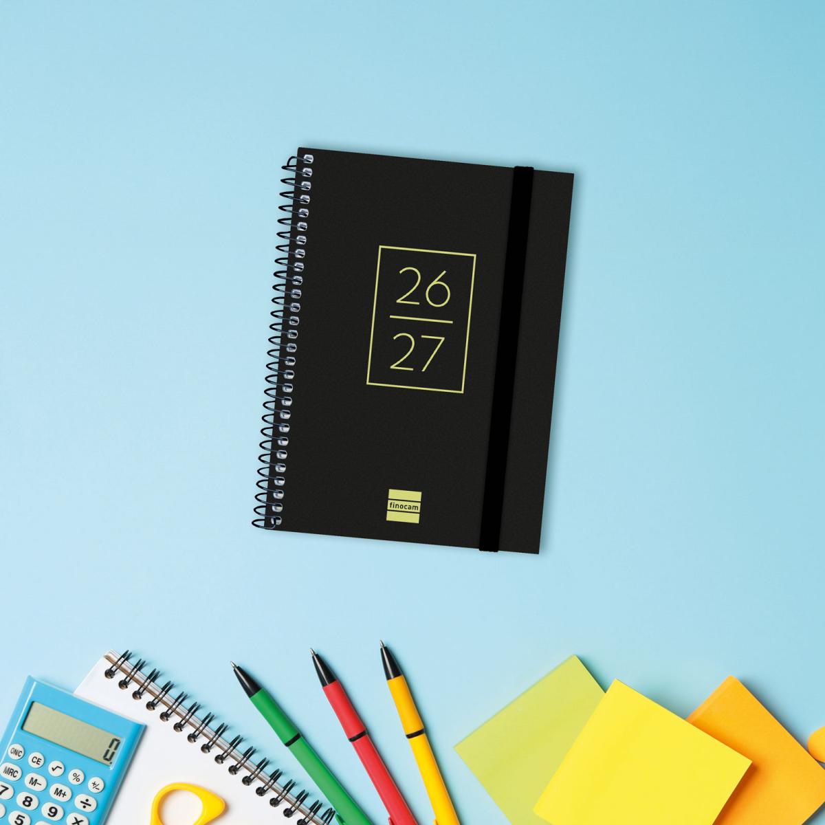 Agenda curso 2026-2027 Secundaria 8º-120x164 mm semana vista horizontal ...