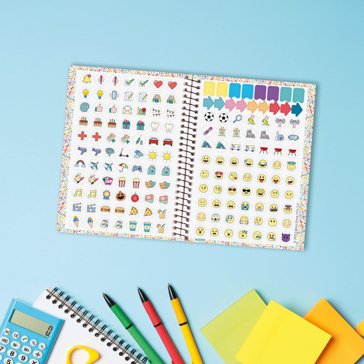 Agenda curso 2026-2027 Secundaria 8º-120x164 mm semana vista horizontal ...