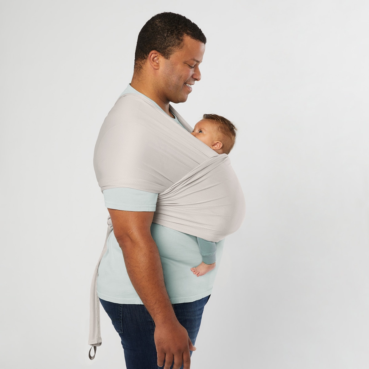 Fular Aura Ergobaby tejido sostenible Mesh Azul marino · El Corte Inglés