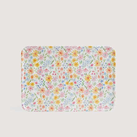 Bandeja rectangular de melamina Flower Market Basics El Corte Inglés · Basics El Corte Inglés ...