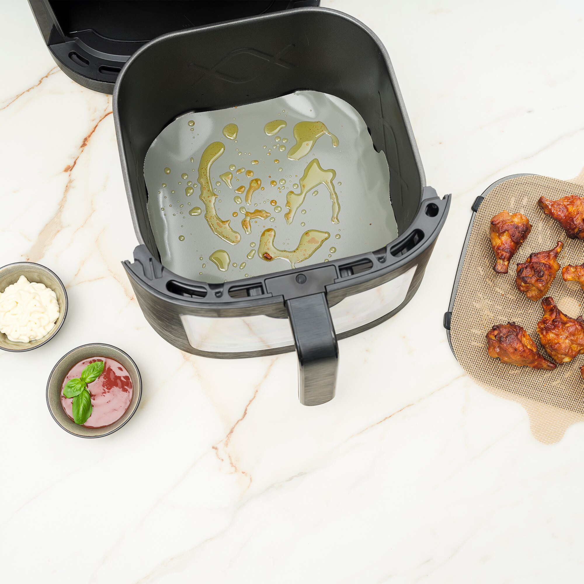 Molde de papel Airfryer No Stick Negro · El Corte Inglés