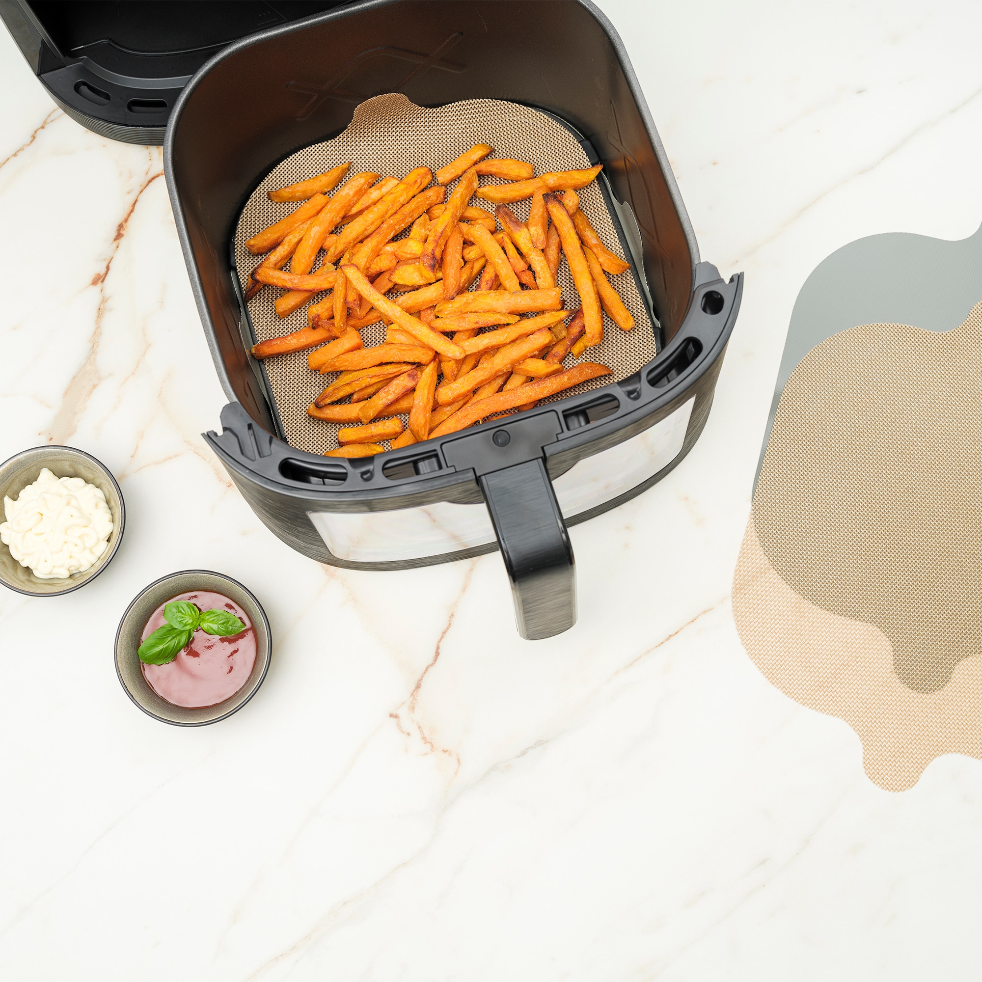 Molde de papel Airfryer No Stick Negro · El Corte Inglés